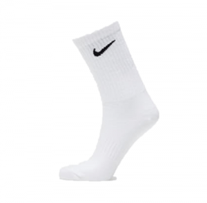 Nike Shop - Nike White Cotton Mid Socks - Medium (Single Pair)